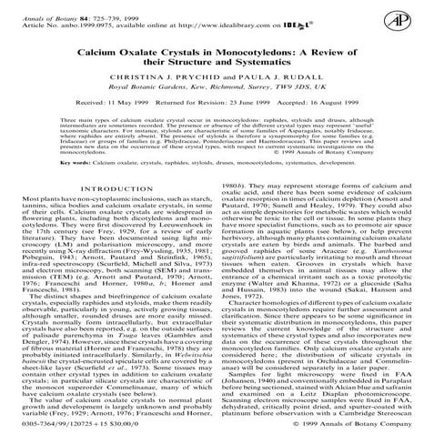 Ann bot 1999-prychid-725-39 | PDF | Geology | Science