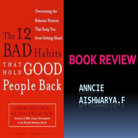 12 bad habits - book review | PPTX