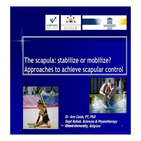 Ann cools 3 scapular rehab [compatibiliteitsmodus] | PDF