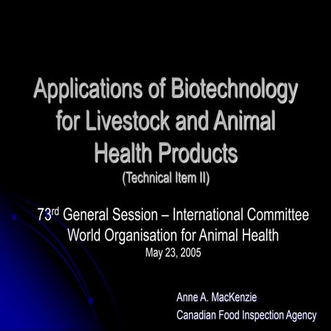 anne-mackenzie--technical-item-ii-final.ppt