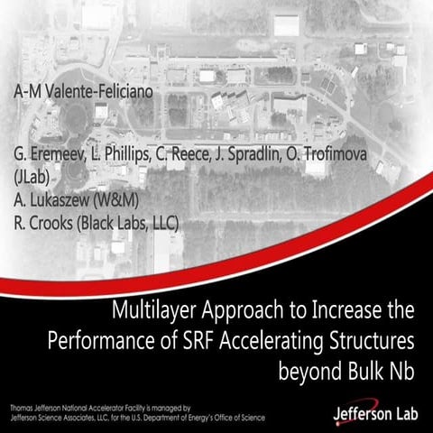 Anne marie valente-feliciano - multilayer approach to increase the ...