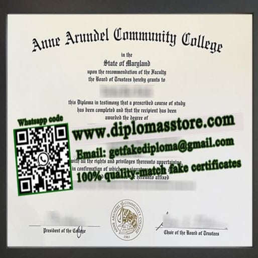 Phony Anne Arundel Community College diploma | PPT