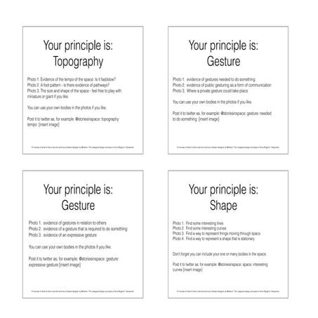 Anne Bogart 'Viewpoints' as Design Principles | PDF