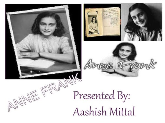 The Diary Of Anne Frank Power Point | PPT | Death, Injury, or Military ...