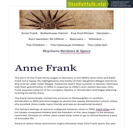 Anne Frank | PDF