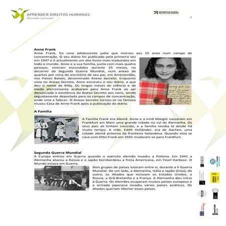 O diário de anne frank | PPT