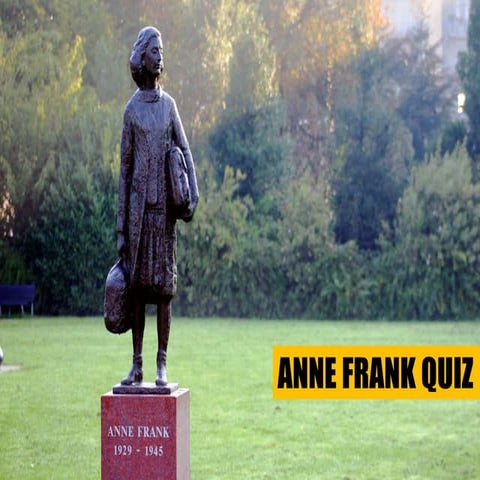 Anne Frank Quiz | PPT