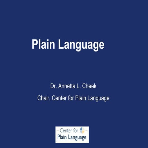 Lecture 5.3 readability and plain language student notes | PPT