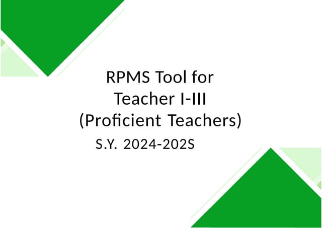 Annex A_PMES Tool for Proficient Teachers SY 2024-2025.pdf
