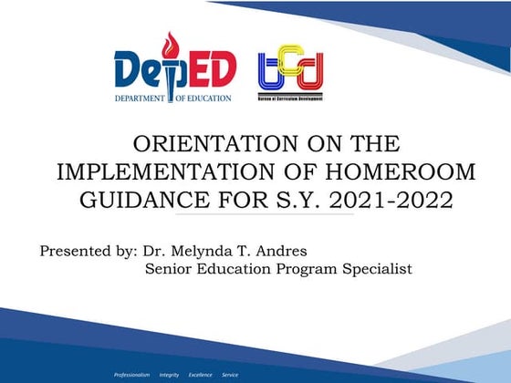 Homeroom-Guidance-Program.pptx | Educational Assessment | Education