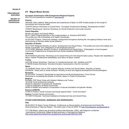 Annex ii int actv miguelmaresgarces cv | PDF