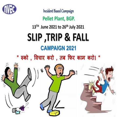 Slips trips and falls training presentation | PPT