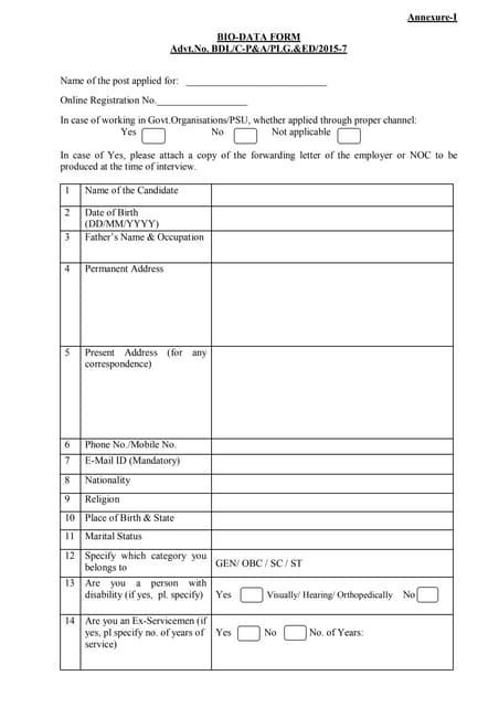 Background verification form | PDF