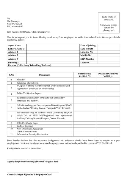 Indane Gas KYC Form | PDF