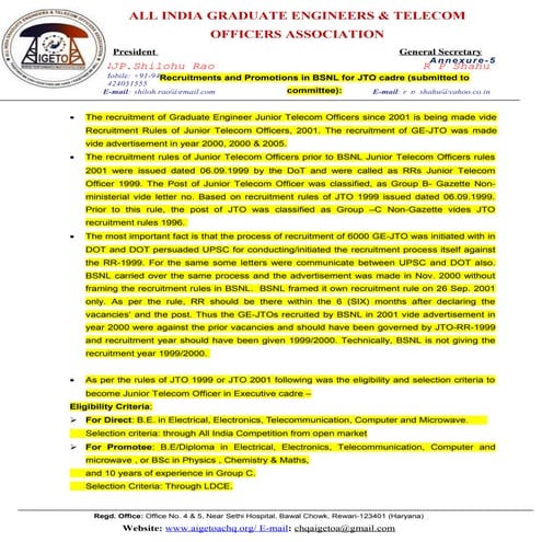 Annexure 5 submission to batra committee | DOC