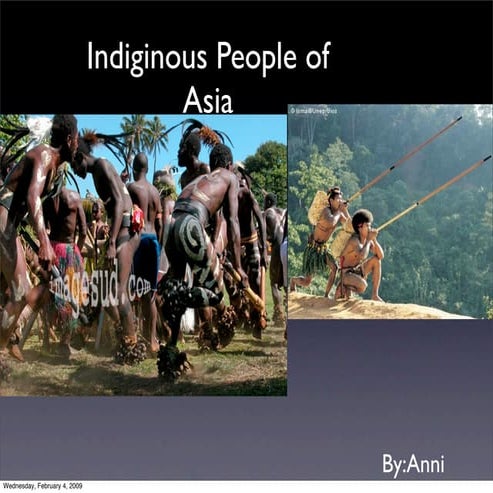 Anni's Indigenous People Project | PPT