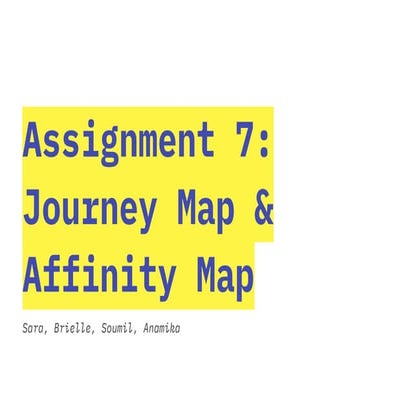 Journey and Affinity Map | PPT
