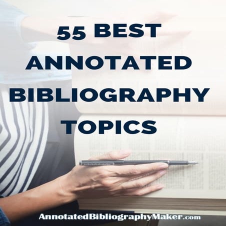 Annotated Bibliography Topics | PDF