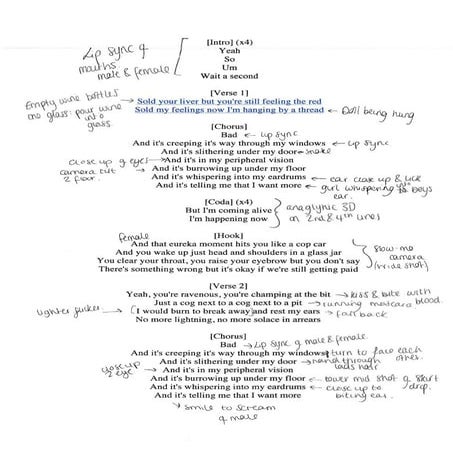 Annotated Lyrics | PDF