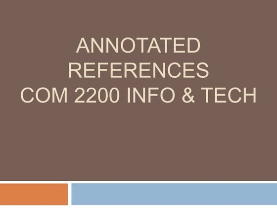 How to read APA citation | PPT