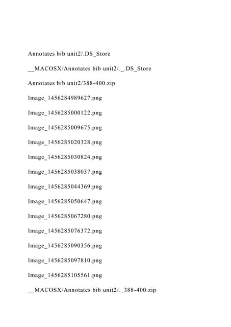 Eng 102 Annotated bibliography assignment | PDF