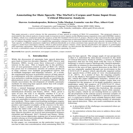 Hate speech detection using machine learning | PPTX