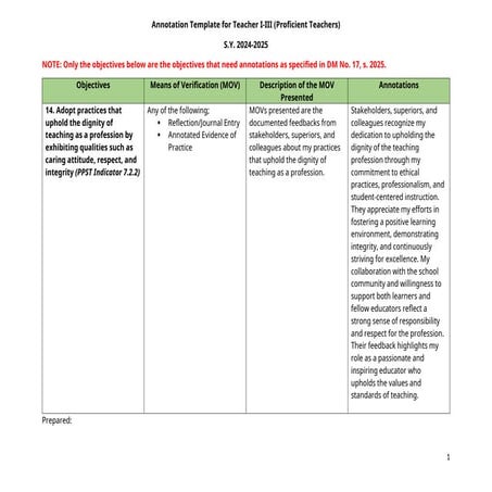 ANNOTATION-OBJECTIVE-14 FOR INDIVIDUAL PERFORMANCE.docx