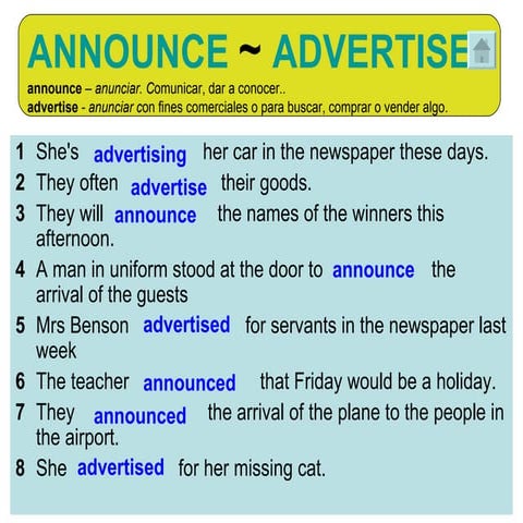 Announce Adverstise | PPT