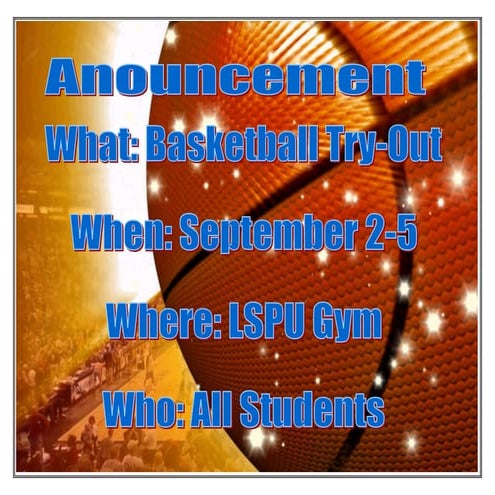 Announcement!!! | DOC