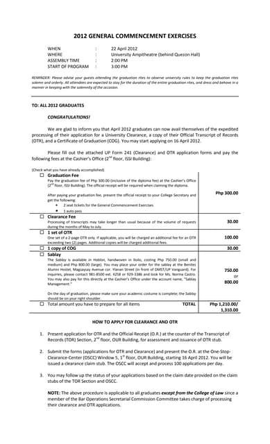 School clearance | DOC