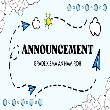 Announcement | PPTX