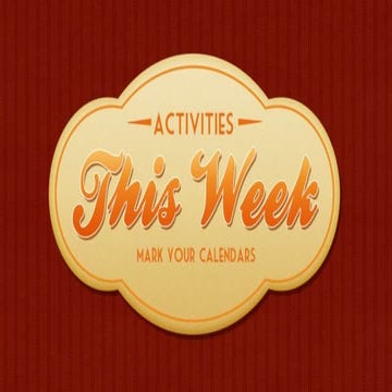 Announcements jan 27 | PPTX