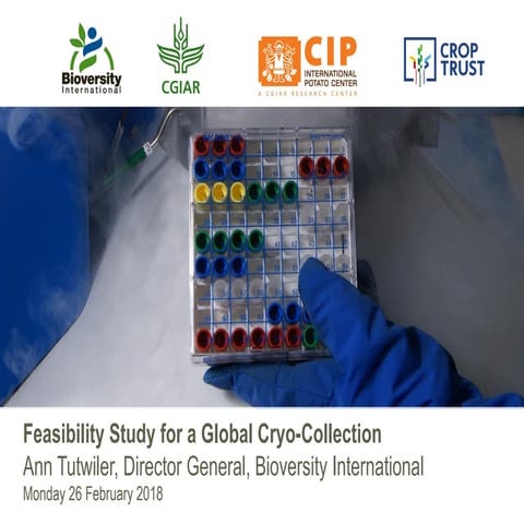 Ann Tutwiler the case for a global cryo-collection | PDF