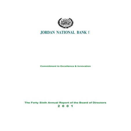 ahli bank - Annual Report for Year 2001 | PDF