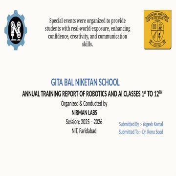 Annual-Training-Report-Robotics-AI-and-Coding Gita Bal Niketan School 1 ...