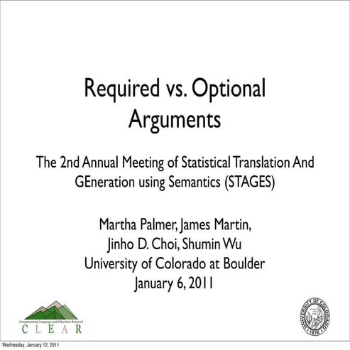 Required vs. Optional Arguments | PDF