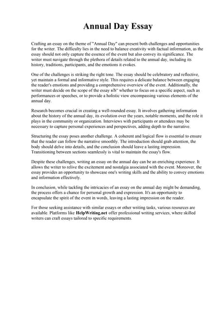 Event Essay. Minneapolis Community and Technical College | PDF