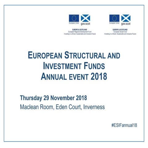 ESIF Annual Event 2018 | PDF