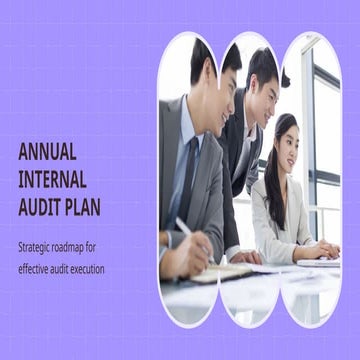 Annual Internal Audit Plan Generic Template | PPTX
