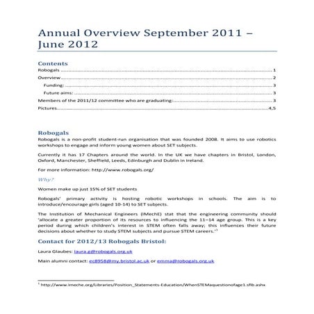 Annual overview may 2012 | PDF