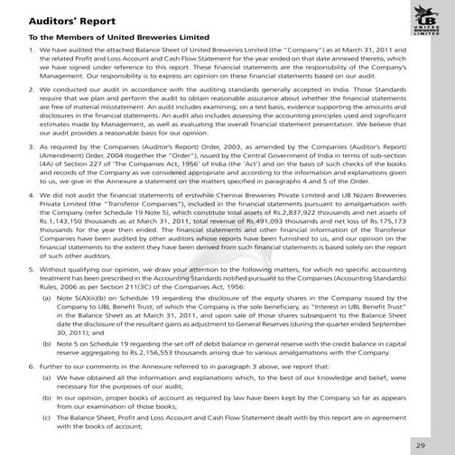 Sample Independent Auditors Report | DOC