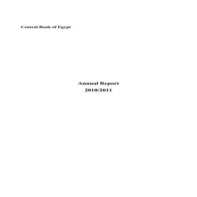 Annual report2011 cbe | PDF