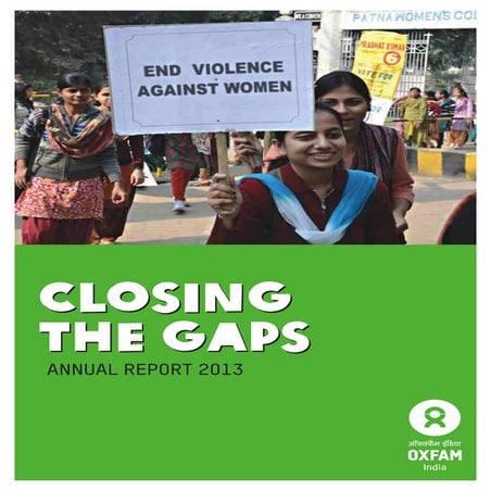 Oxfam India Annual Report 2013 | PDF