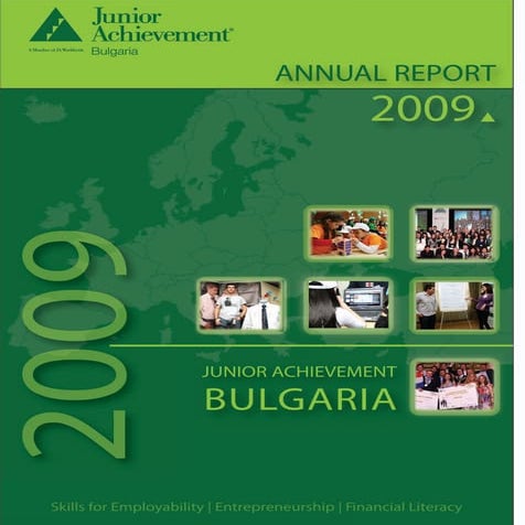 JA Bulgaria Annual Report 2009 | PDF | Non-Profit Organizations ...