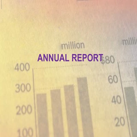 Annual Report New Financial Statements Ppt
