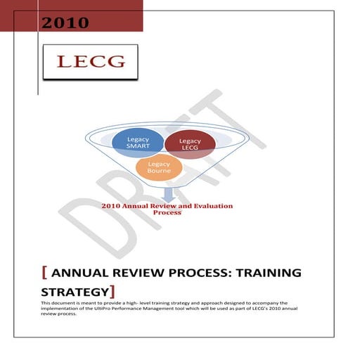 Annual Review Process Training Strategy | PDF