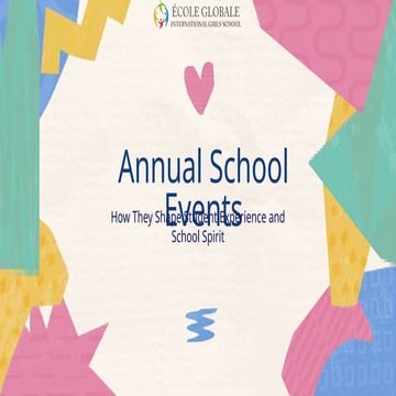 Annual School Events How They Shape Student Experience and School ...