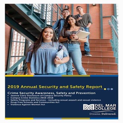 2019 Del Mar College Annual Security and Safety Report | PDF