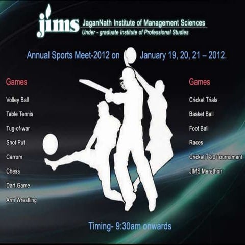 Annual sports meet 2012 | PPTX