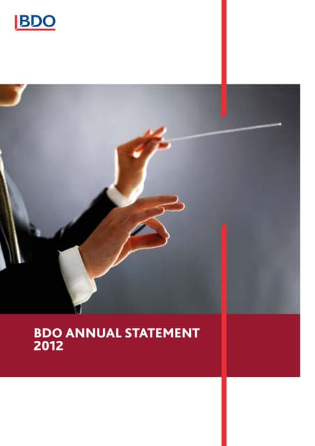 BDO Annual statement 2013 | PDF